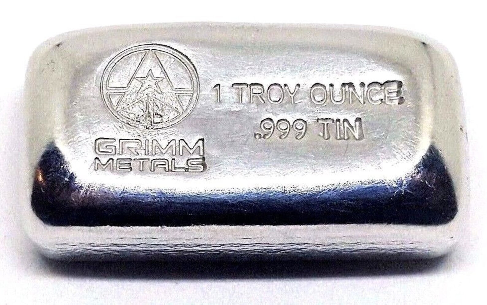 1 Troy Ounce .999 Fine Tin Bullion Bar Hand Poured Hand - Etsy