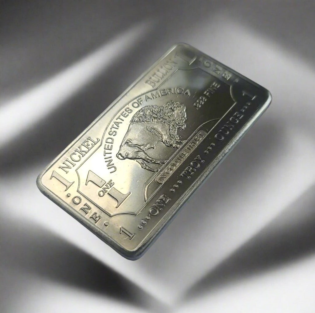 1 Troy Ounce .999 Fine Nickel Bullion Bar - Etsy