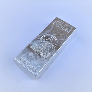 Full Set - Hand Poured .999 Fine Indium Bullion Bars - Grimm Metals - Etsy