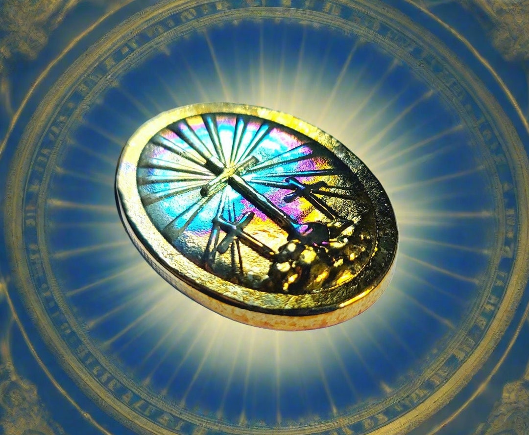 Calvary - .9999 Fine Bismuth Art Round - Natural Toning - ( 65 - 75 ...