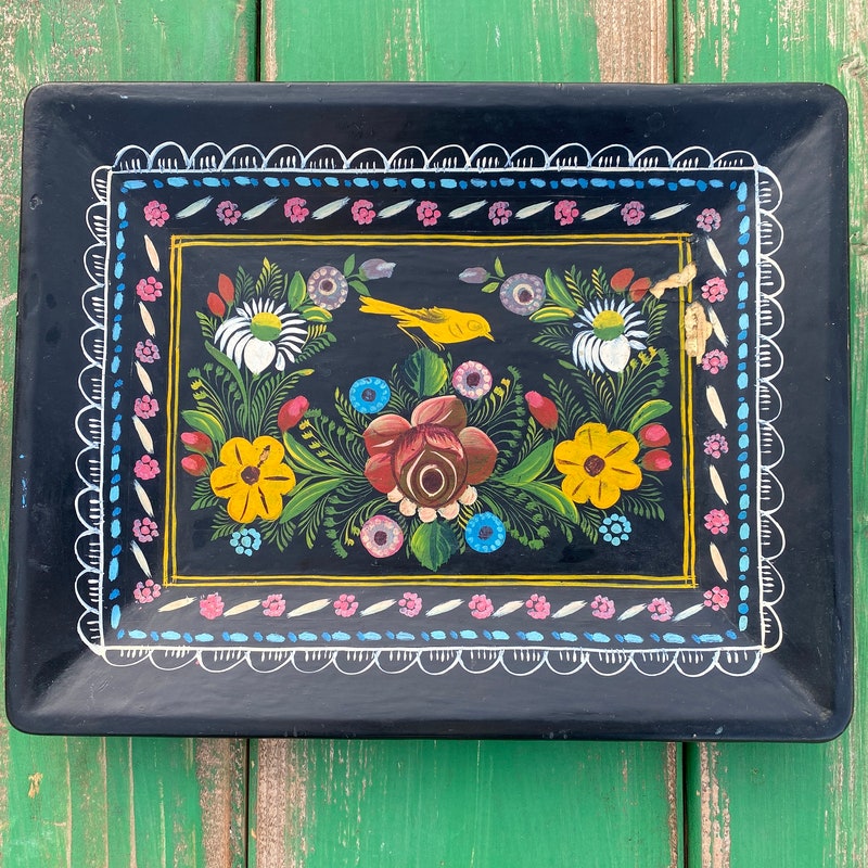 Painted Tray - Etsy