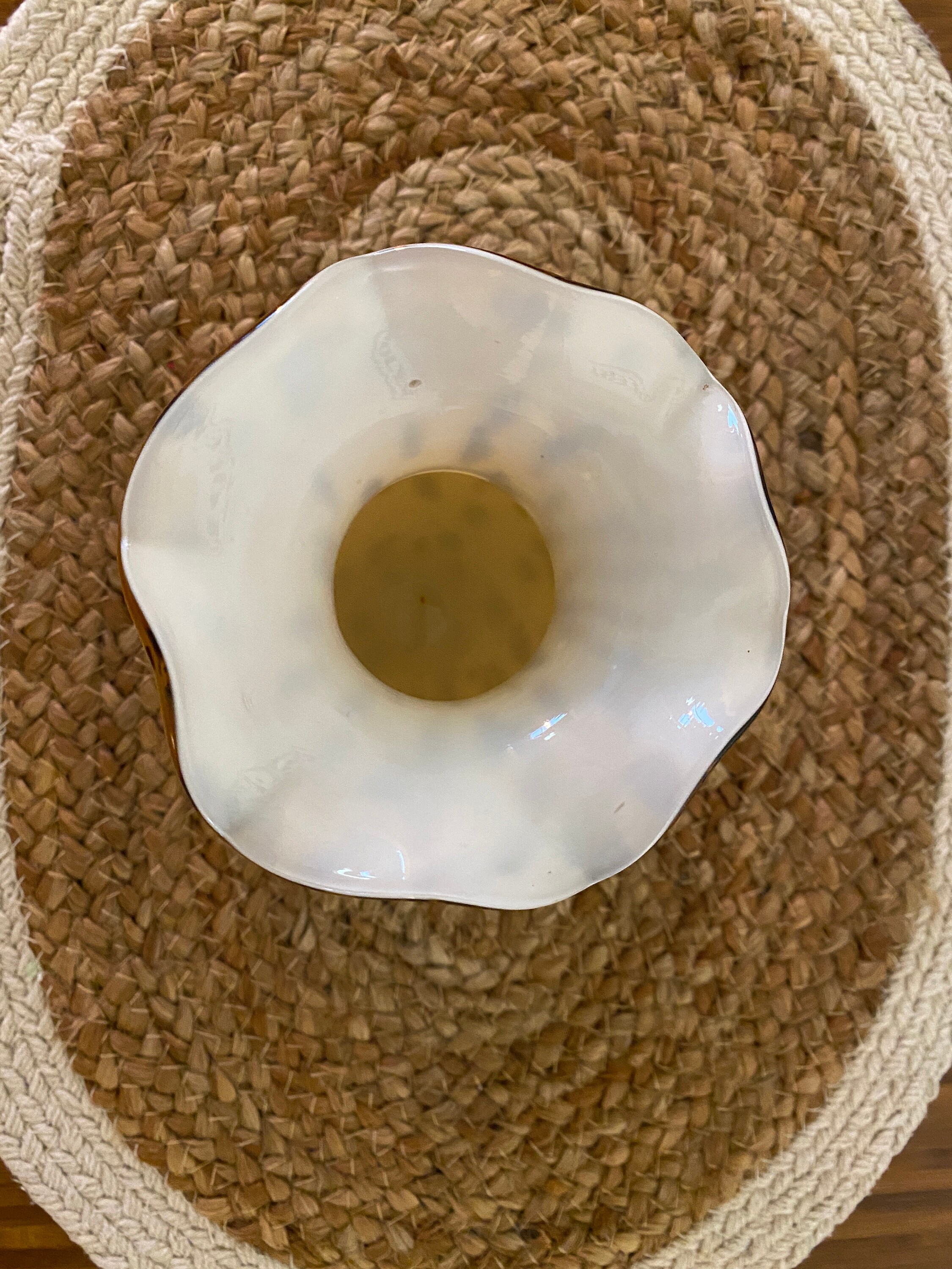 Vintage Art Glass Vase With Cheetah Print Design - Etsy