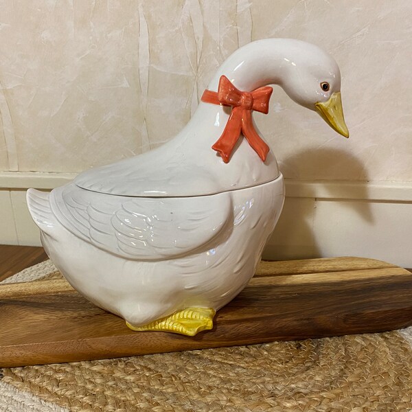 Goose Cookie Jar - Etsy