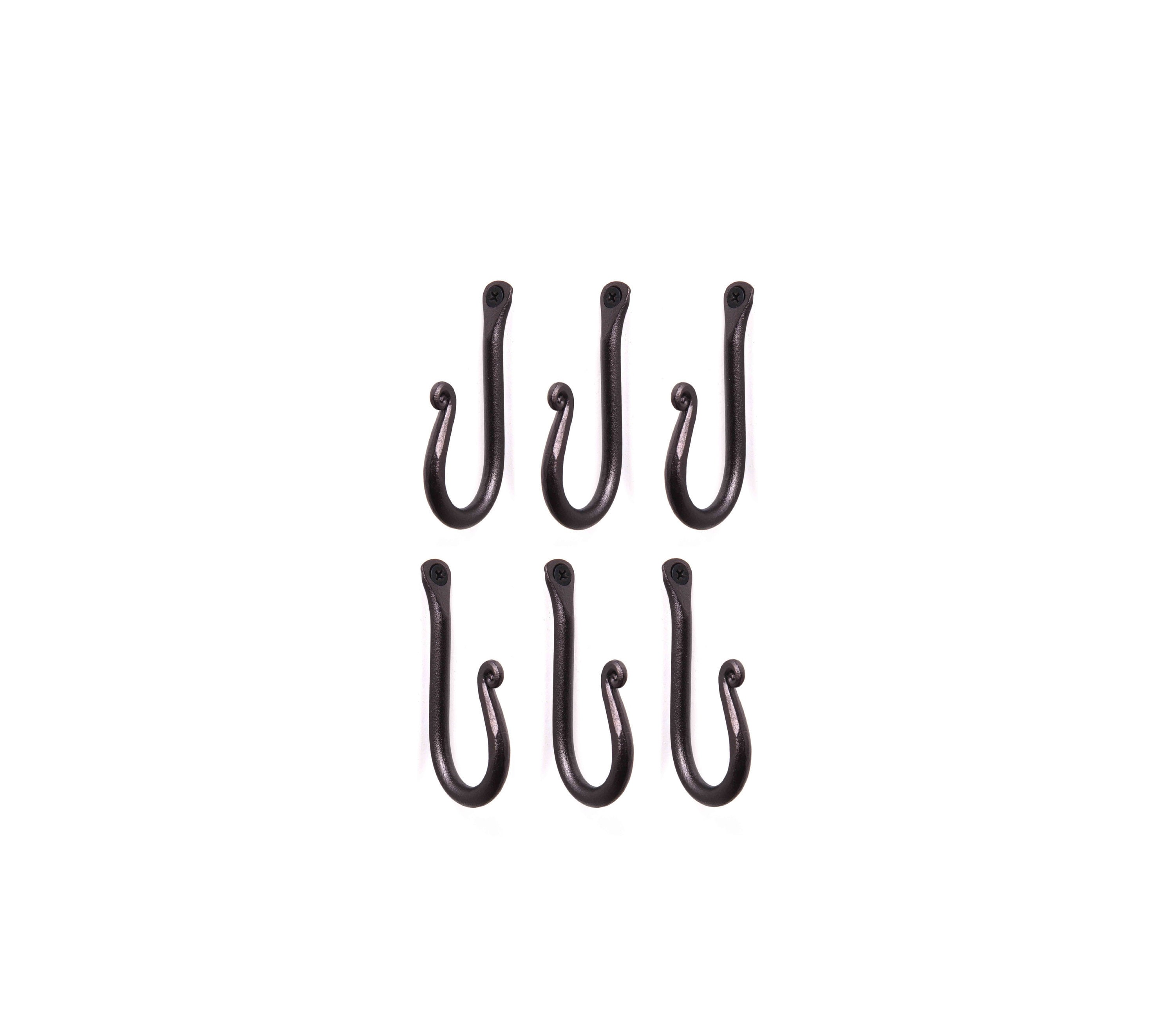 Forged Towel Hook Set of 6 | Etsy