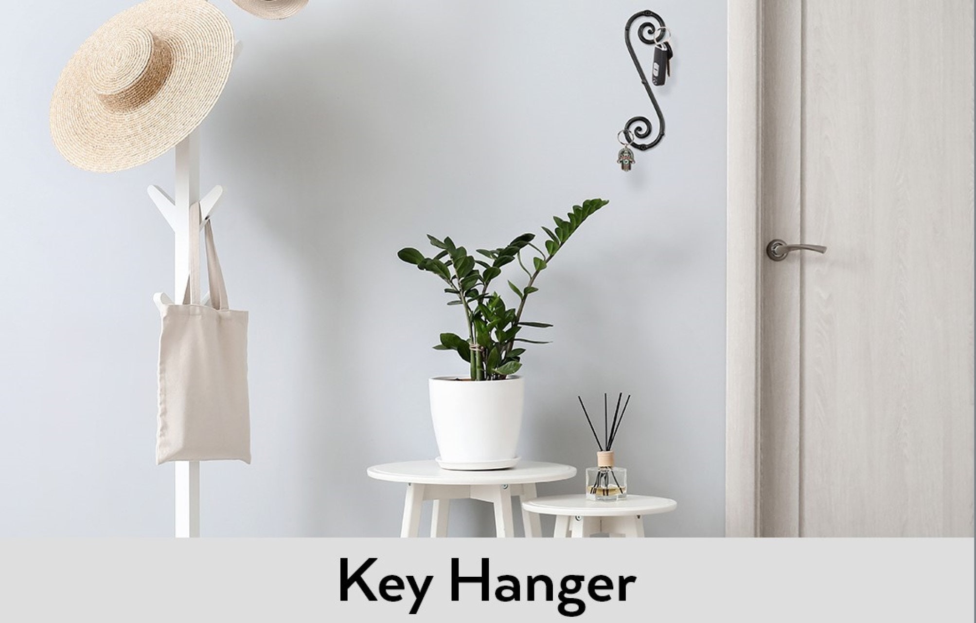 Vertical Key Hanger. Wall Iron Key Holder - Etsy