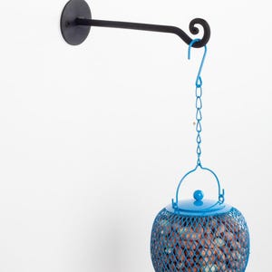 Hanging Basket, Bird Feeder, Lantern or Wind Chime Bracket, Hand Forged ...