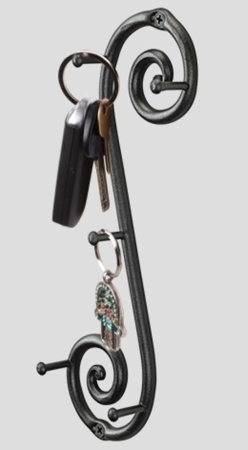 Vertical Key Hanger. Wall Iron Key Holder - Etsy