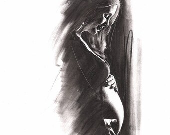 Figure drawing print | Etsy