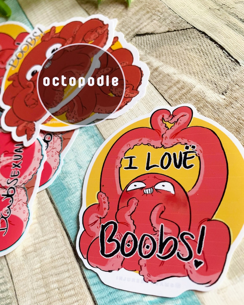 BOOB STICKERS - Etsy
