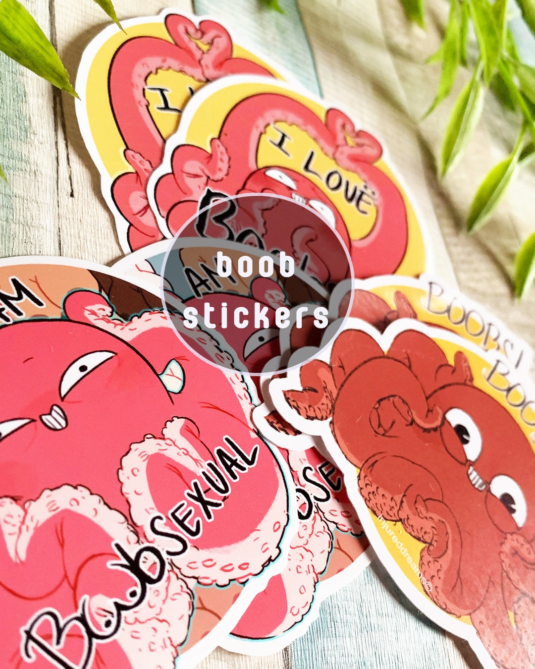 BOOB STICKERS! - Etsy