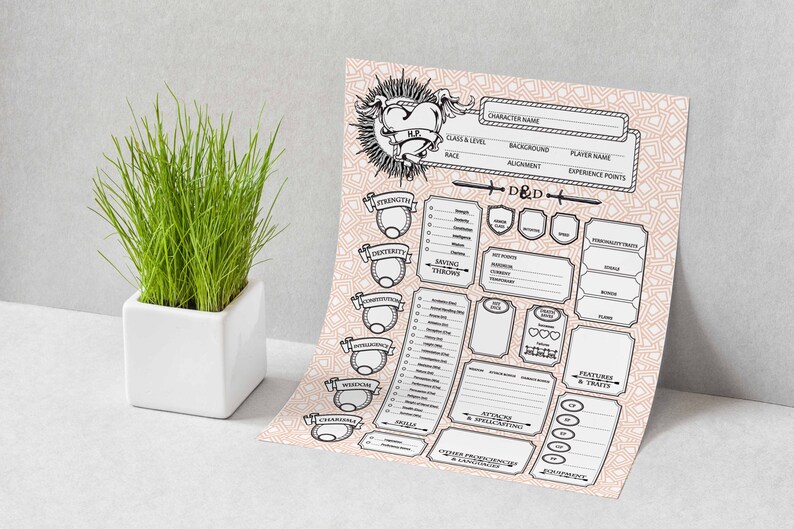 Unleash Your Imagination With the Ultimate Dnd Character Table - Etsy