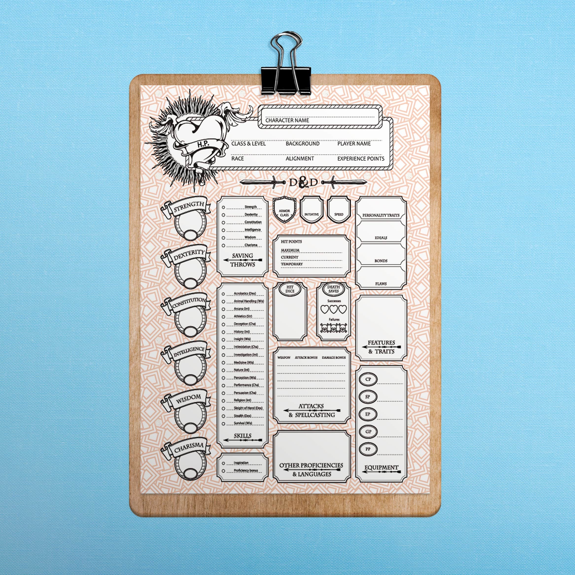 Unleash Your Imagination With the Ultimate Dnd Character Table - Etsy