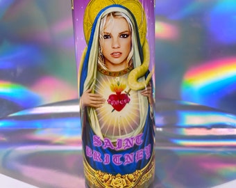 SAINT BRITNEY Spears Prayer Candle Gift - Etsy