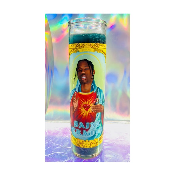 Travis Scott Prayer Candle | Etsy