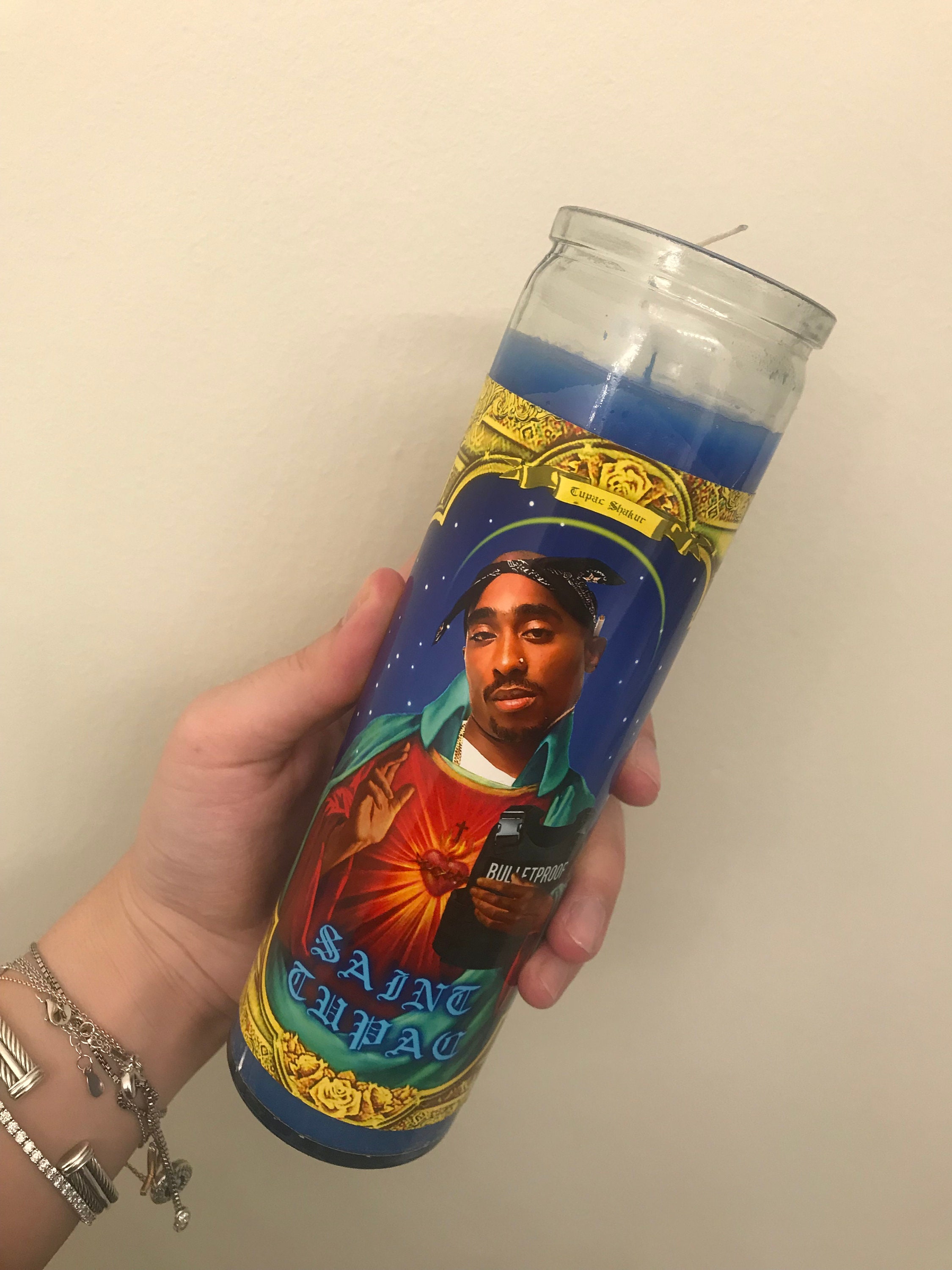 Tupac Shakur, 2Pac Prayer Celebrity Saint Prayer Candle, By