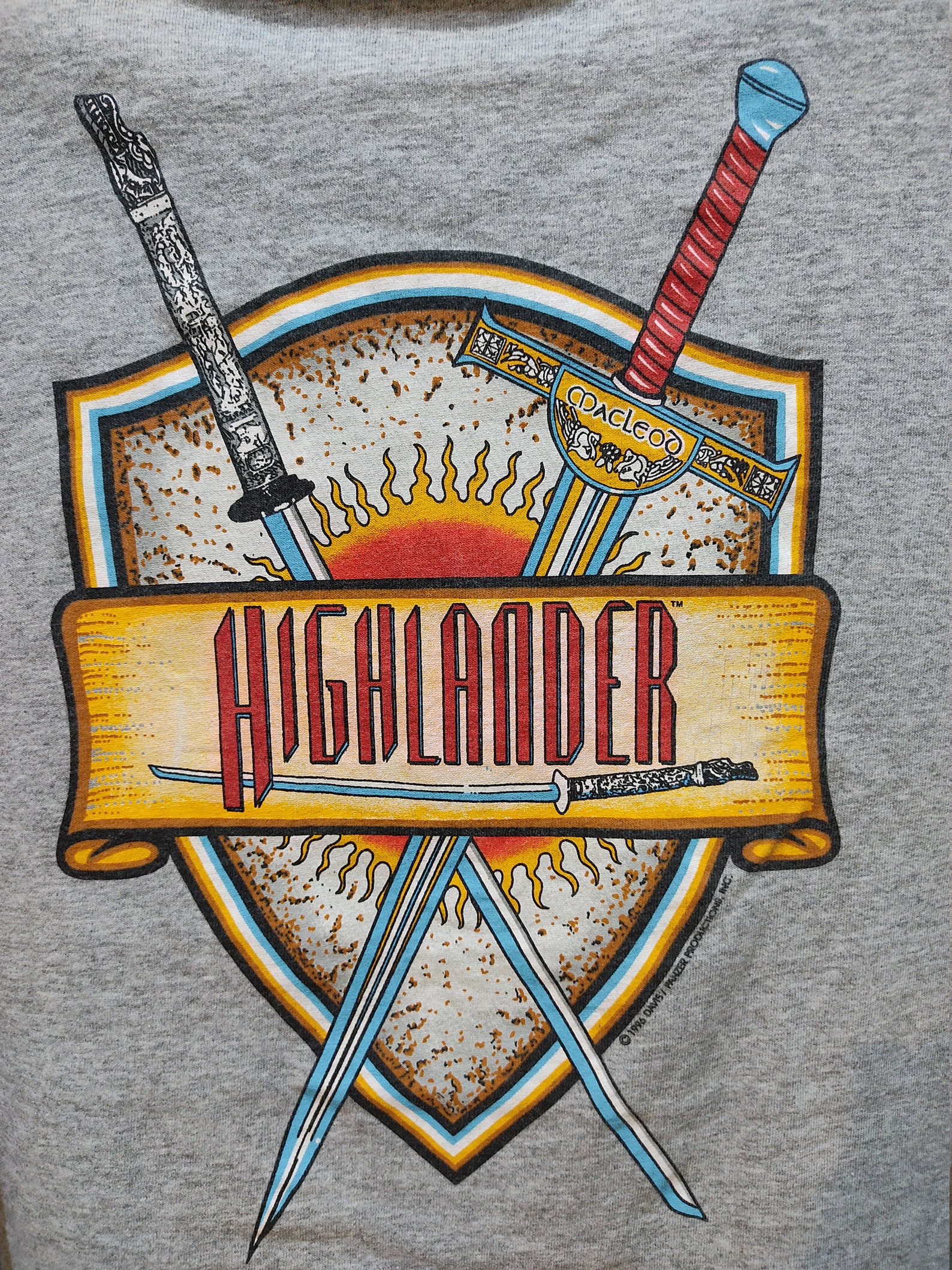 Vintage 1996 Highlander film T-Shirt /Made in USA | Etsy