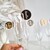 Acrylic Wedding Name Place Tags, Disc Name Tags, Mirror Acrylic Name ...