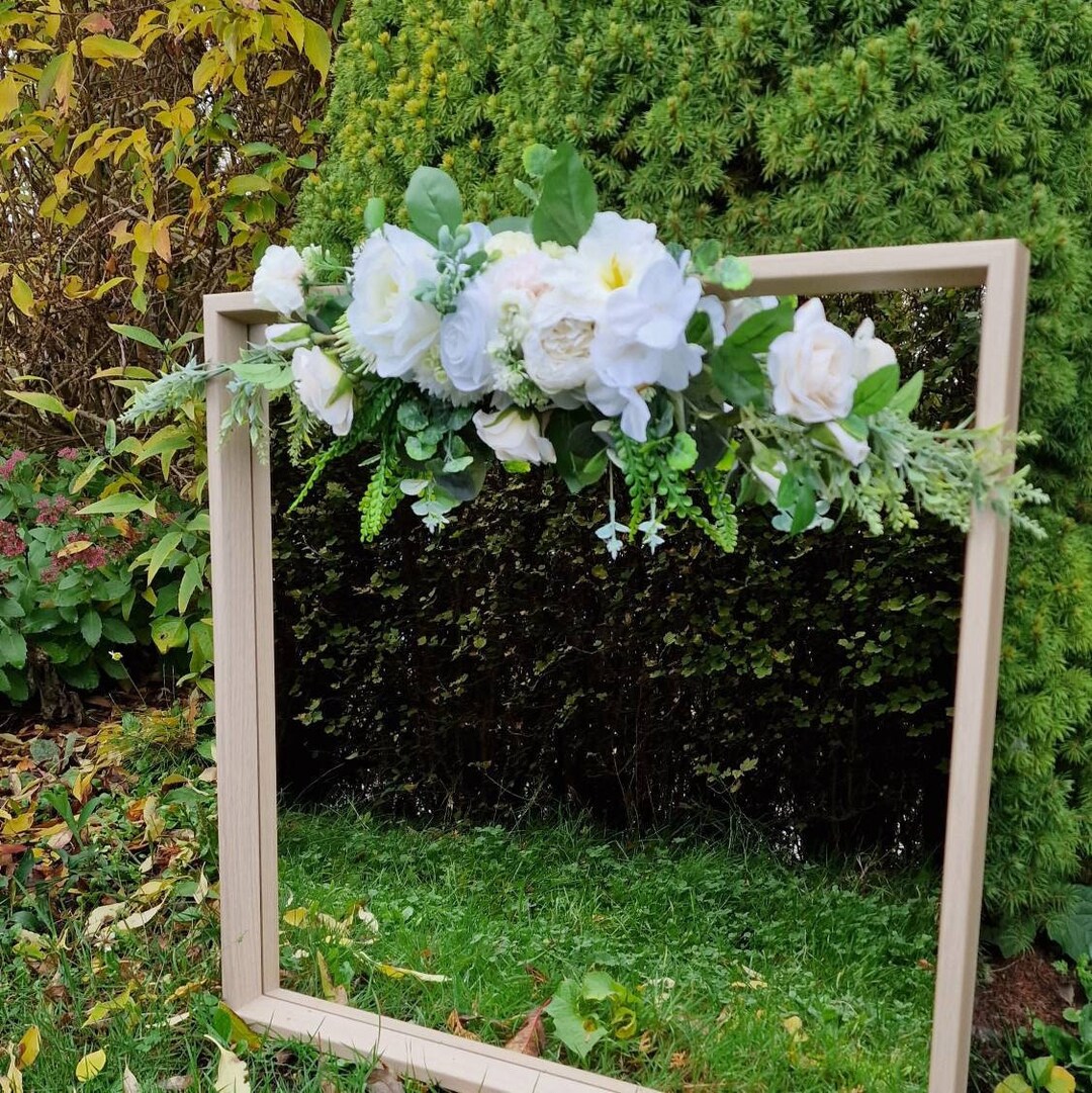 Wedding Flowers for Arch, Customized Flowers Over Wedding Mirror ...