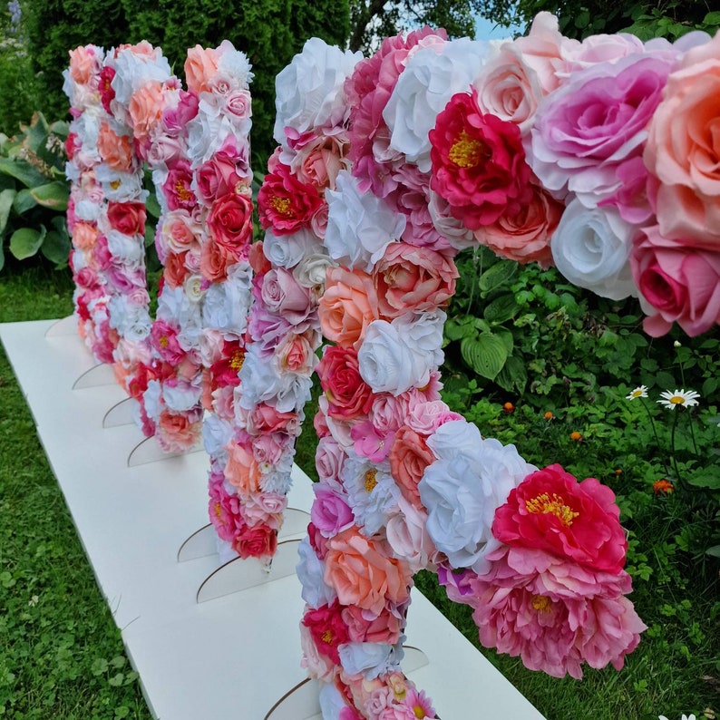 Giant LOVE Sign Flower Letters for Wedding Decoration for - Etsy