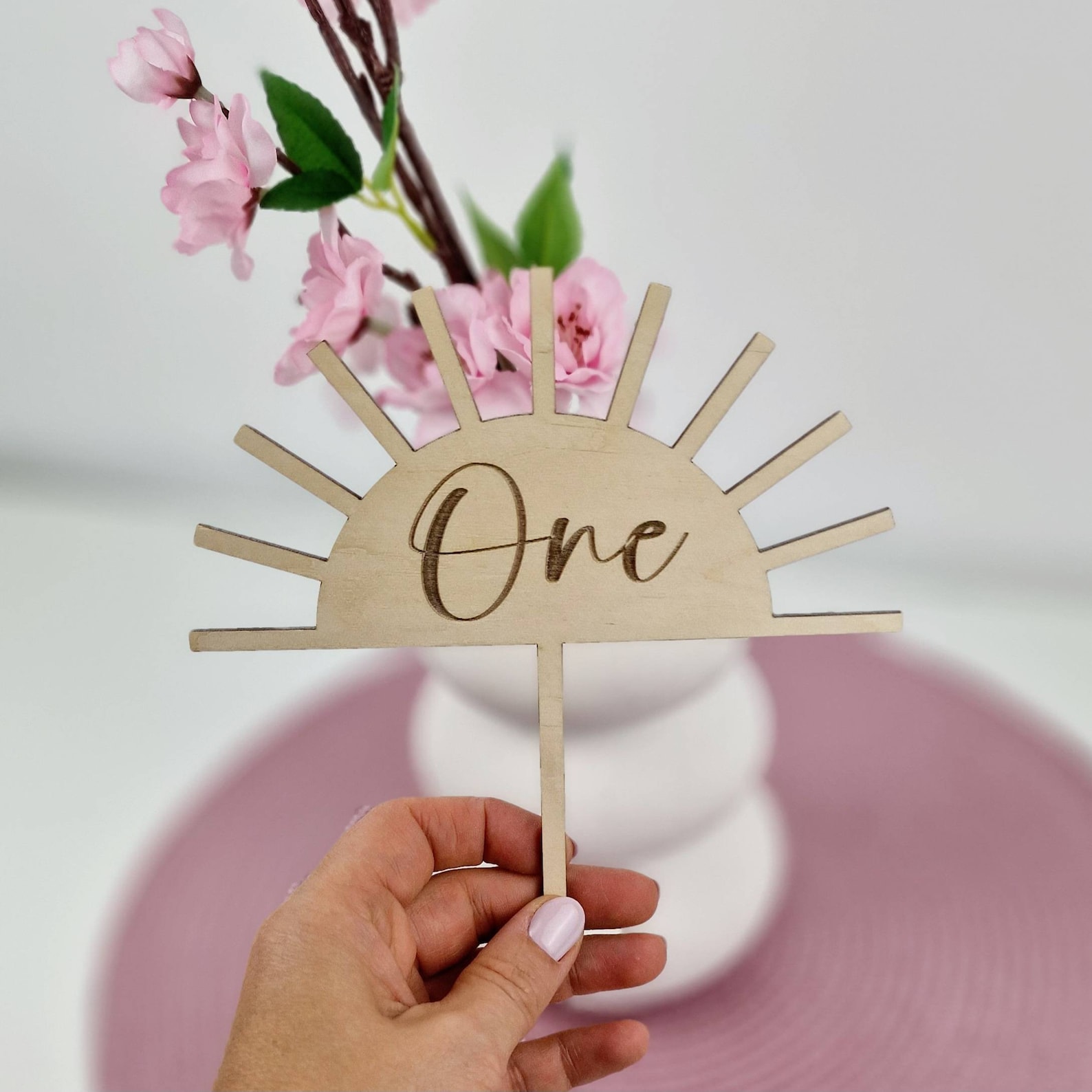 Personalized 1st Birthday Cake Topper Personalize With Any - Etsy