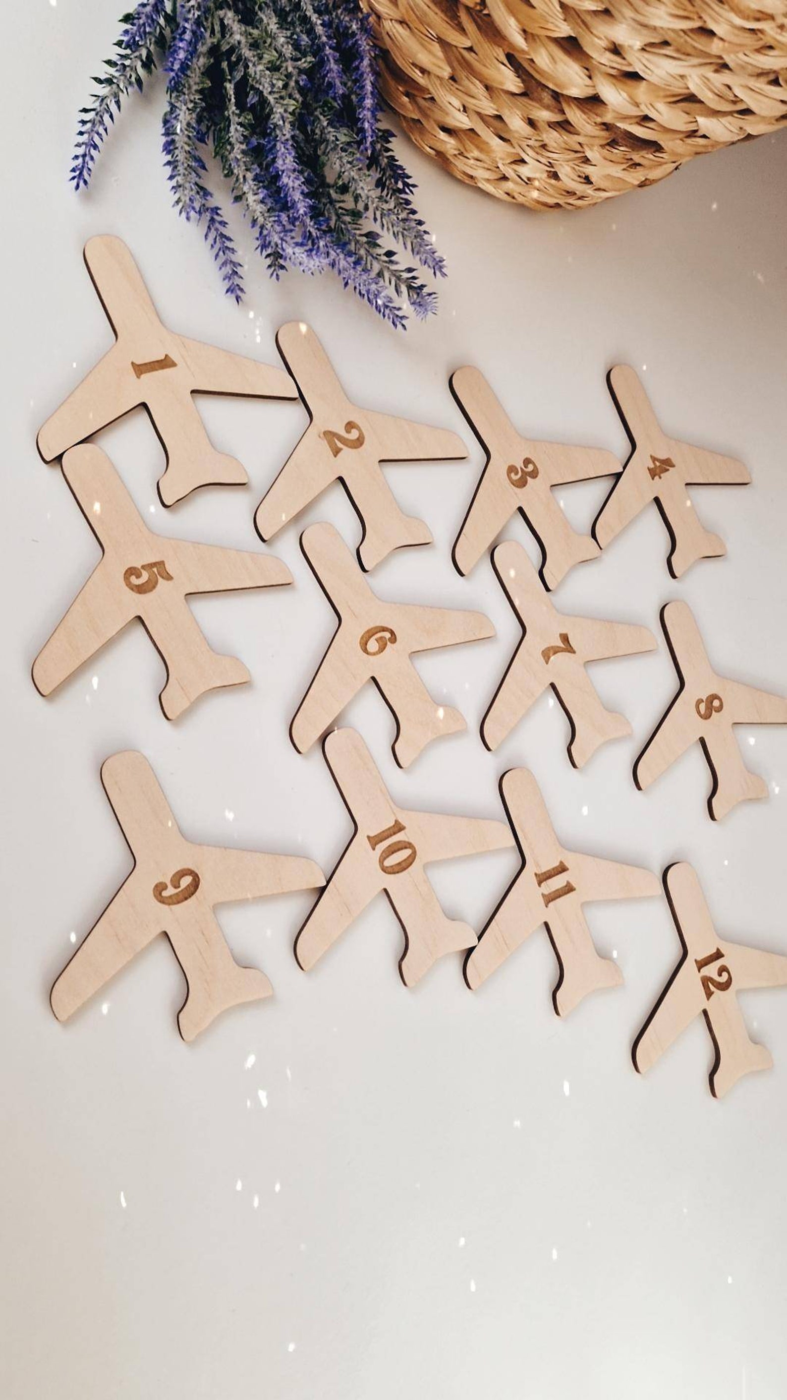 Aviation Themed Wedding Table Cards Customized Wooden Planes - Etsy