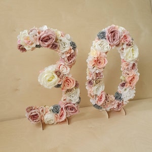 30th Birthday Decor, 30th Birthday Number, 30th Birthday Party Decor ...