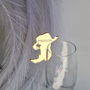 Last Rodeo Name Place Card Drink Western Bachelorette Party Cocktail ...