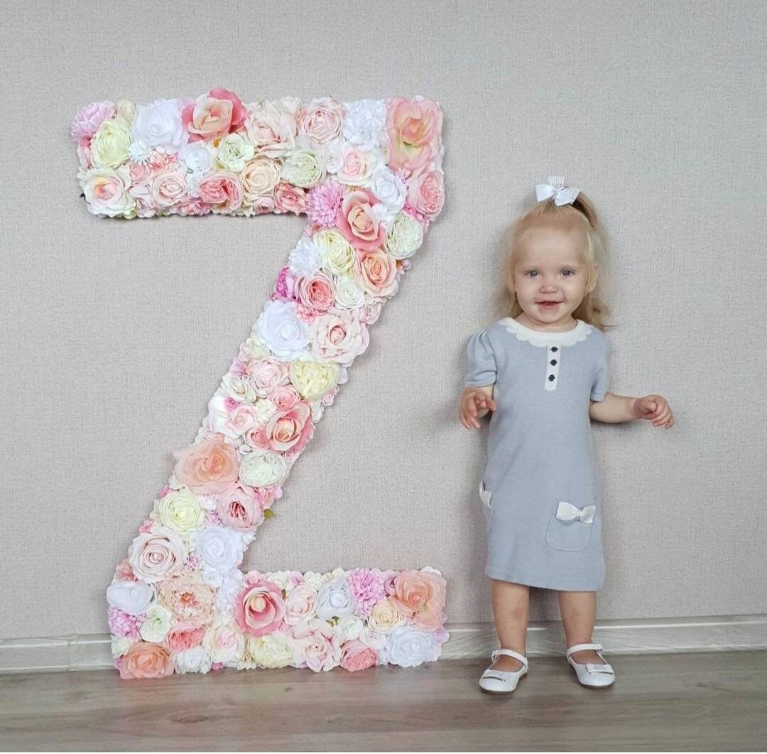36 Large Numbers, Extra Large Letters, Extra Large Floral Letters ...