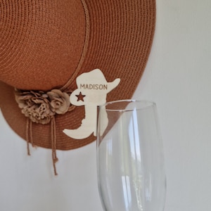 Last Rodeo Name Place Card Drink Western Bachelorette Party Cocktail ...