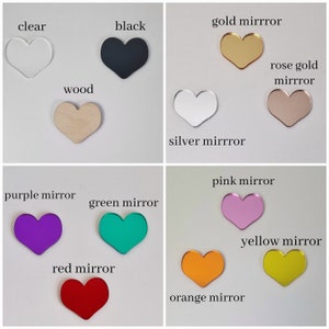 Acrylic Wedding Name Place Tags, Disc Name Tags, Mirror Acrylic Name ...