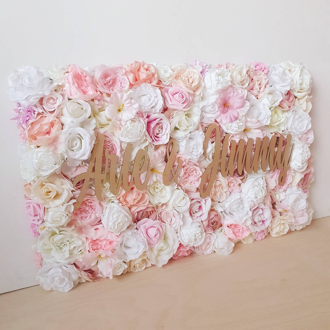 Wedding Backdrop Custom Flower Wall Wedding Gift for Couple - Etsy