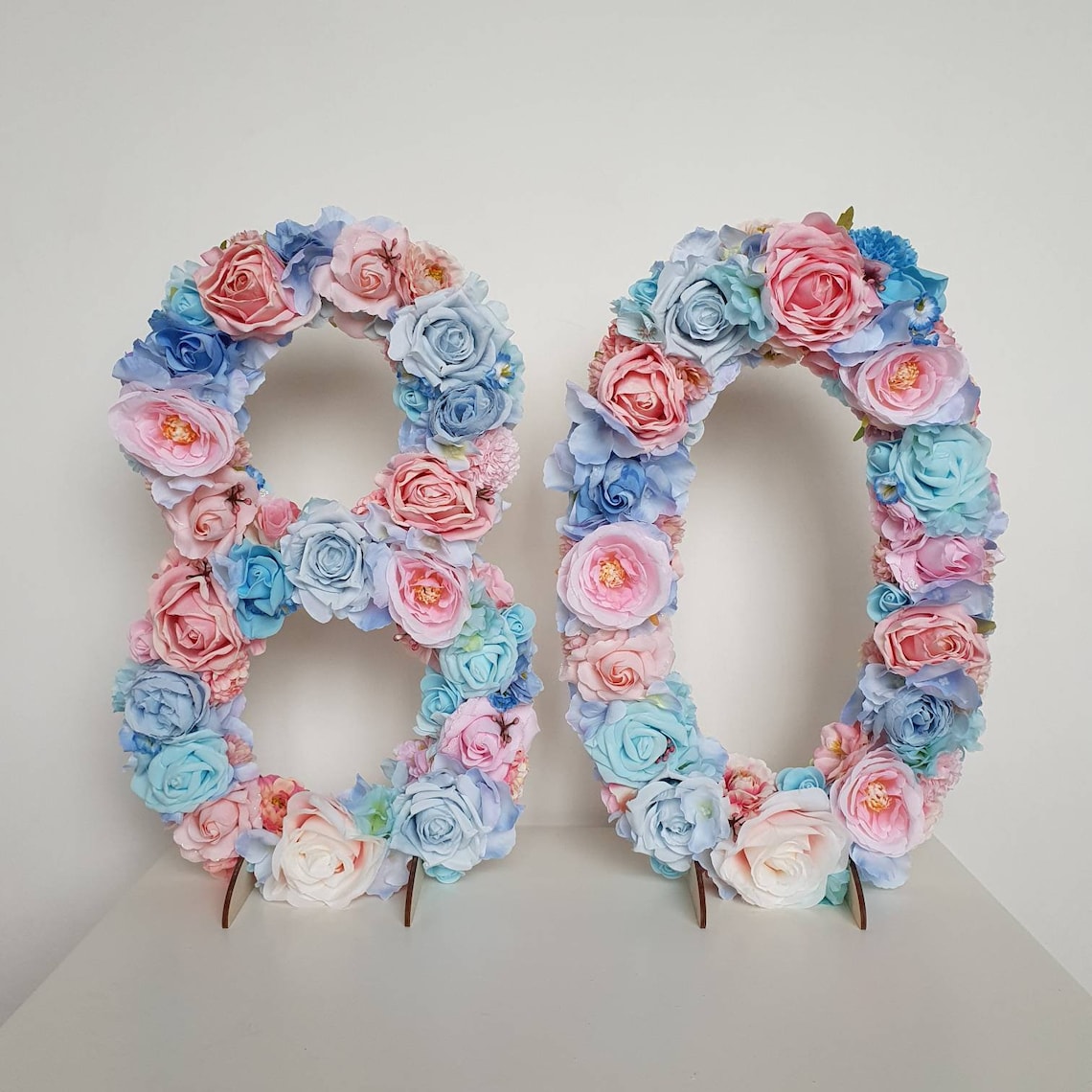 Customized Flower Numbers for 30th Birthday Party Decorations ...
