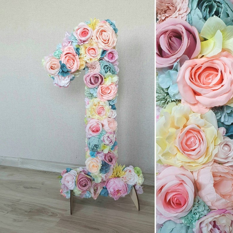 Giant Birthday Number Large Floral Numbers Extra Large - Etsy