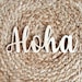 Aloha Wood Sign Cutout, Aloha Word Sign, Aloha Unfinished Wood Word ...