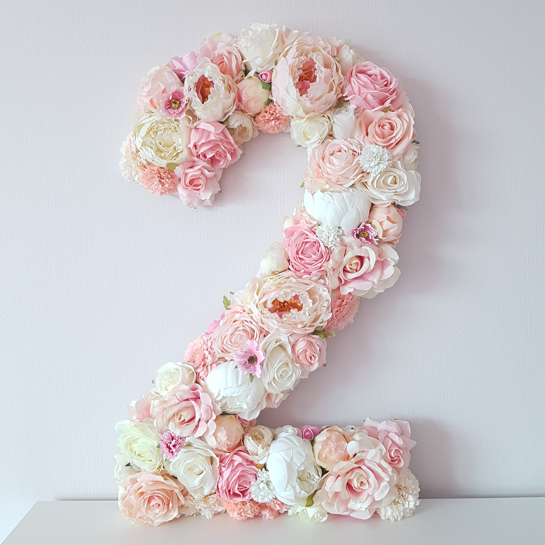 Personalized Flower Letter, Floral Initial, Custom Floral Letter ...