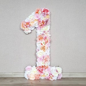 Giant 1st Birthday Decor, Large Numbers, Large 1st Birthday Prop, Extra ...