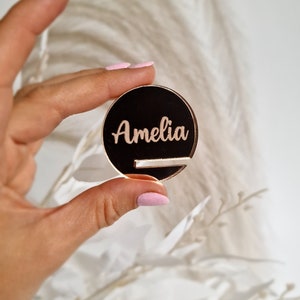 Acrylic Wedding Name Place Tags, Disc Name Tags, Mirror Acrylic Name ...