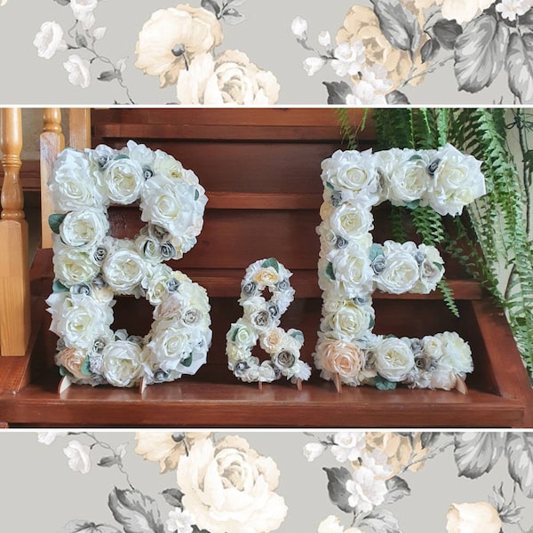 Flower Letters - Etsy