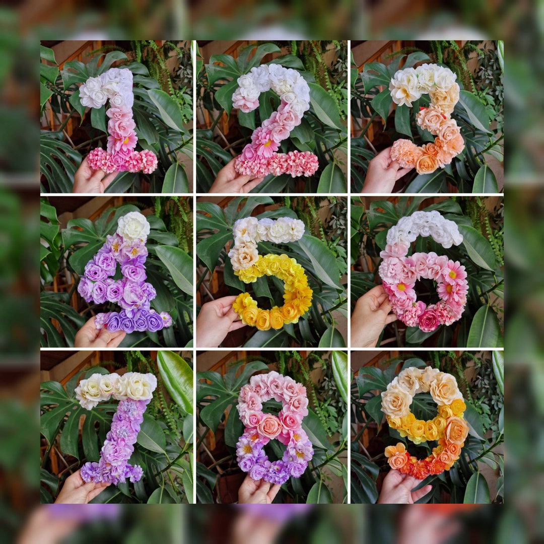 Baby Milestone Signs, Ombre Floral Numbers, Newborn Photo Props, Baby ...
