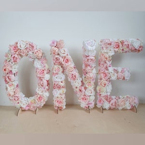 Personalized Flower Letter, Floral Initial, Custom Floral Letter ...