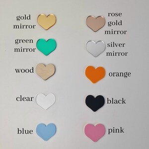 Acrylic Wedding Name Place Tags, Disc Name Tags, Mirror Acrylic Name ...
