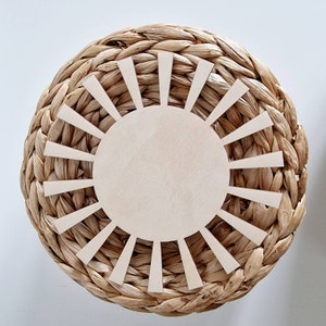 Wood Sun Cutout, Sun Shape for Crafts, Sunshine Shape, Round Sun Shape ...