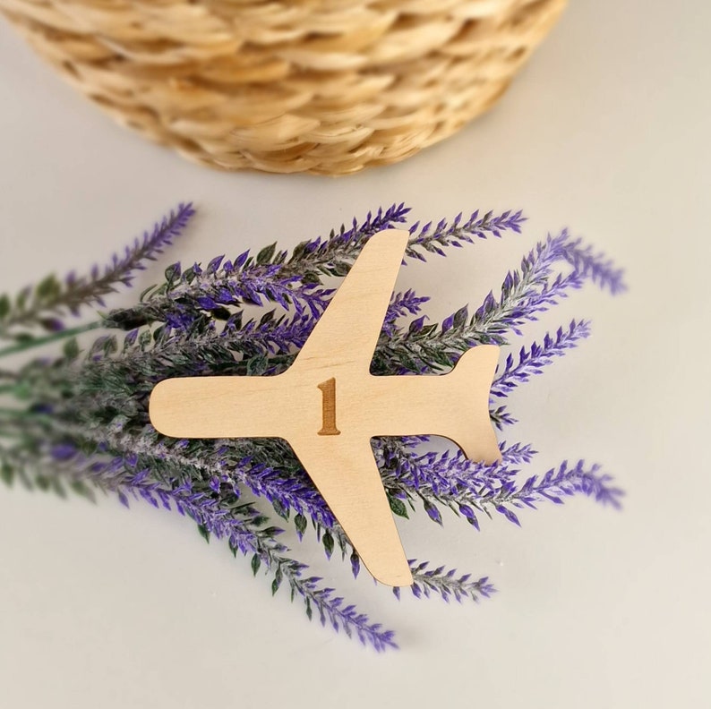 Aviation Themed Wedding Table Cards Customized Wooden Planes - Etsy