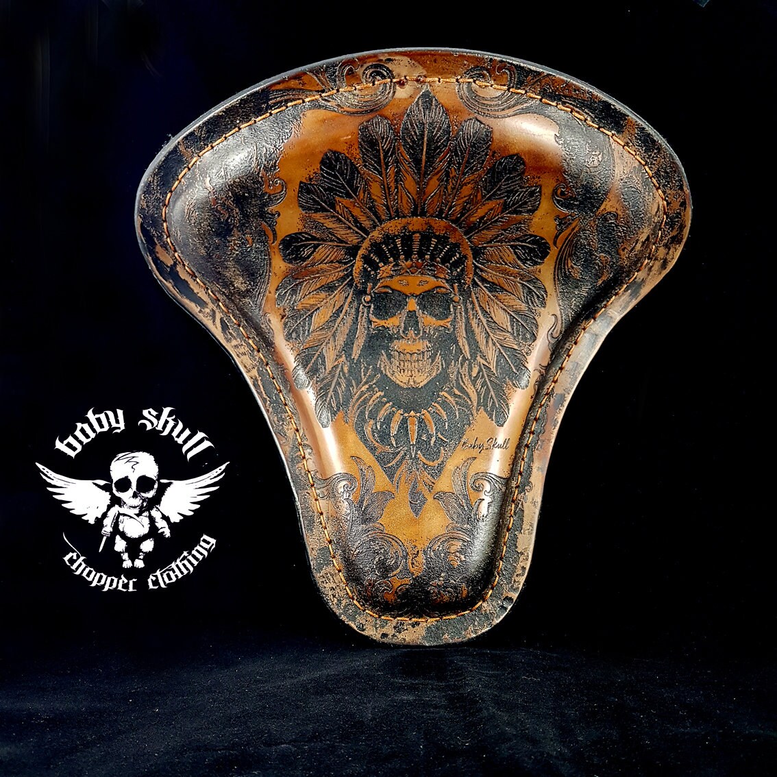 Custom Motorcycle Solo Seat/handmade Solo Seat/bobber Chopper Seat ...