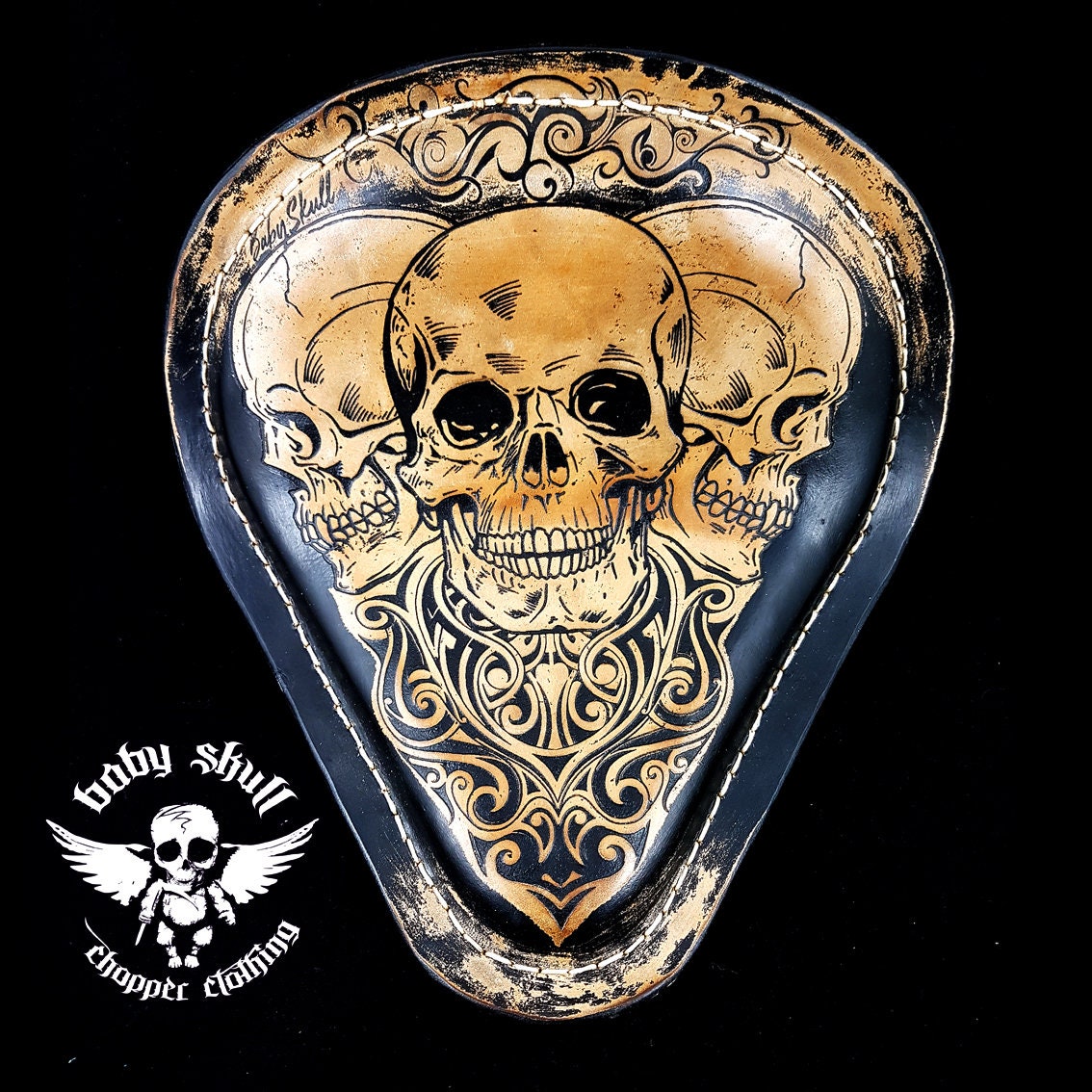 Custom Motorcycle Solo Seat/handmade Solo Seat/bobber Chopper Seat ...