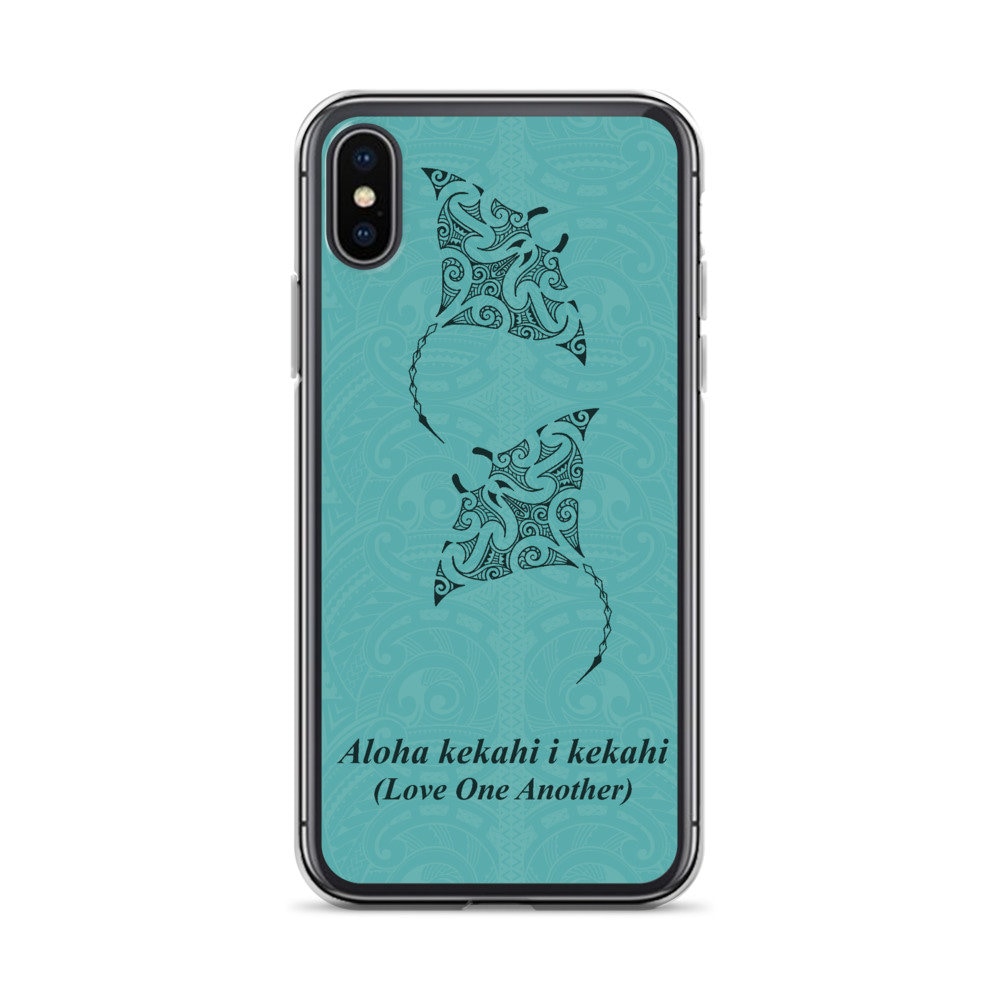 Manta Ray Polynesian Hawaiian Samoan Tribal Tattoo iPhone Case 11 12 13 ...