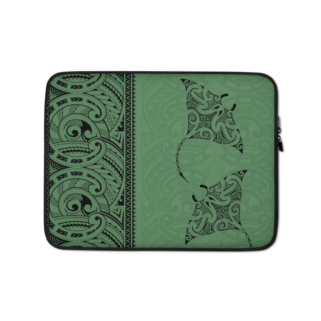 Hawaiian / Polynesian /samoan Tribal Tattoo Print Manta Ray Laptop ...