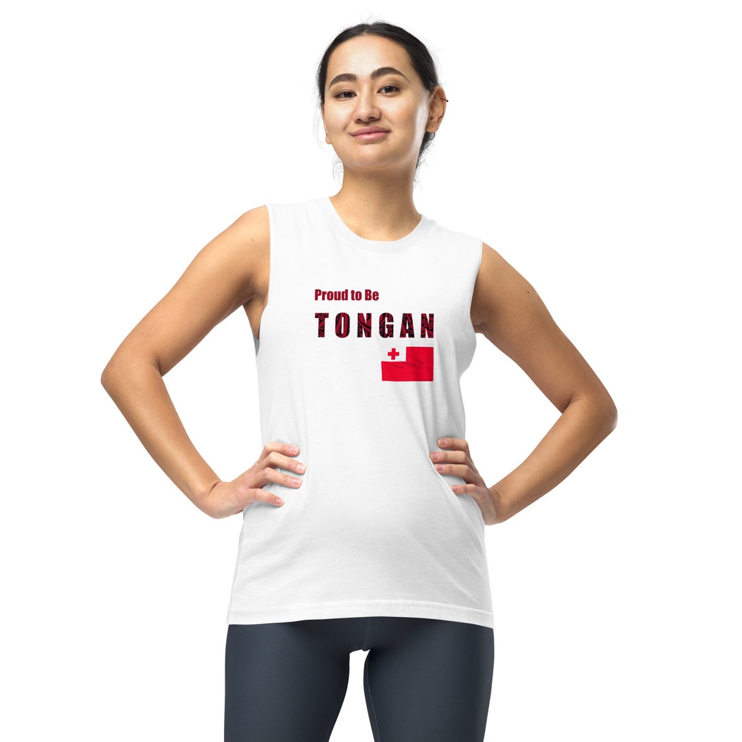 Proud to Be Tongan Muscle Shirt for Men and Women (unisex) With Flag ...