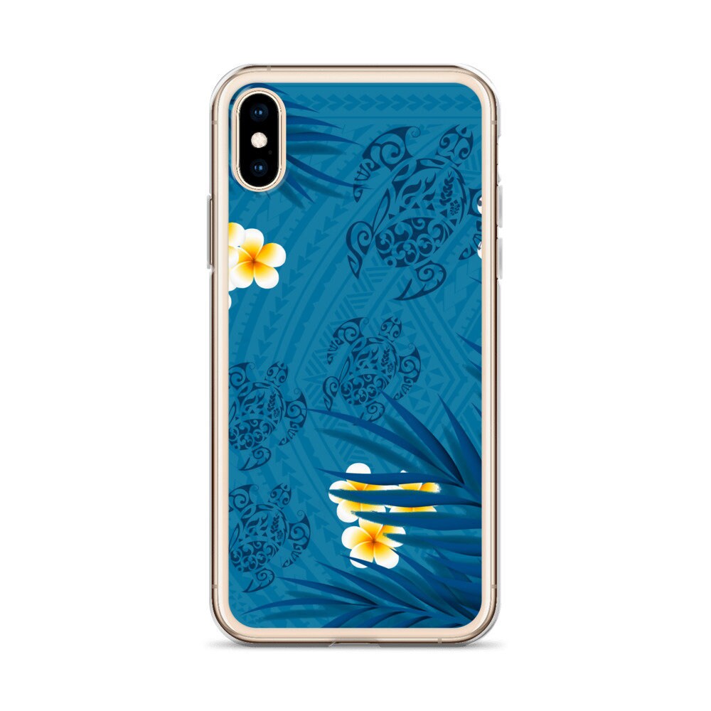 Honu hawaiian Sea Turtle Polynesian Tribal Tattoo iPhone Case Tropical ...