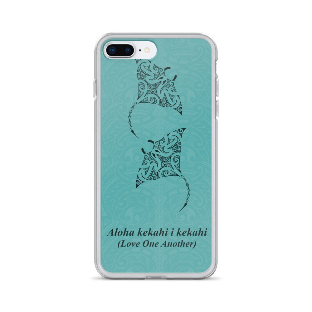 Manta Ray Polynesian Hawaiian Samoan Tribal Tattoo iPhone Case 11 12 13 ...